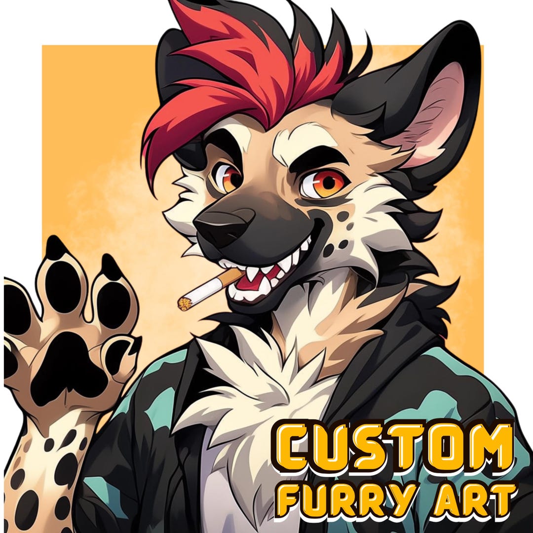 Furry Art Commission | Custom Anime Furry Profile Picture | Furry Icon ...