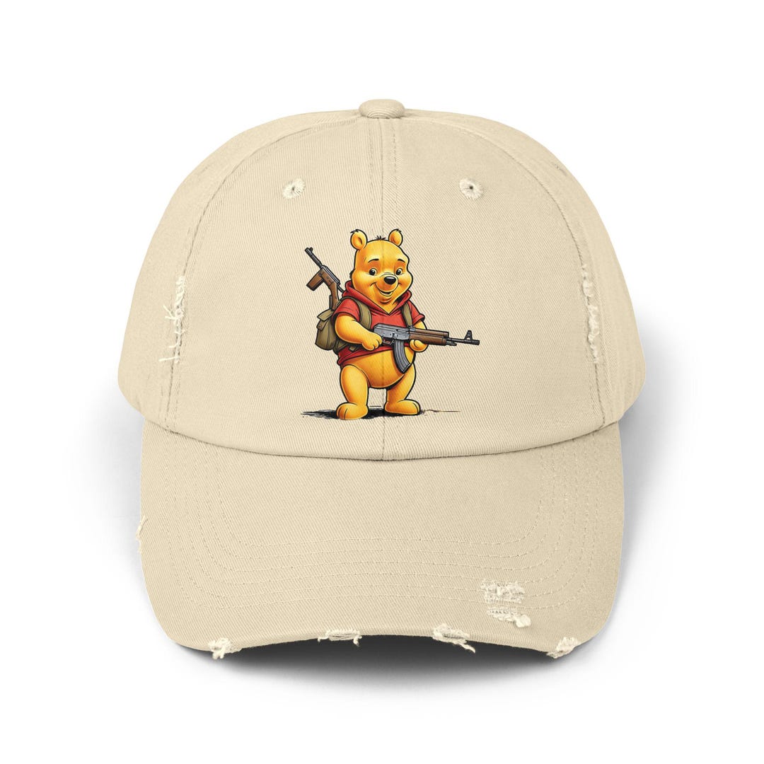 Whinny the Pooh Cap With Playful Bear Design, Funny Gift for Friends ...