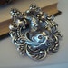 Silver Sea Creature Necklace Supply Victorian Style Filigree - Etsy