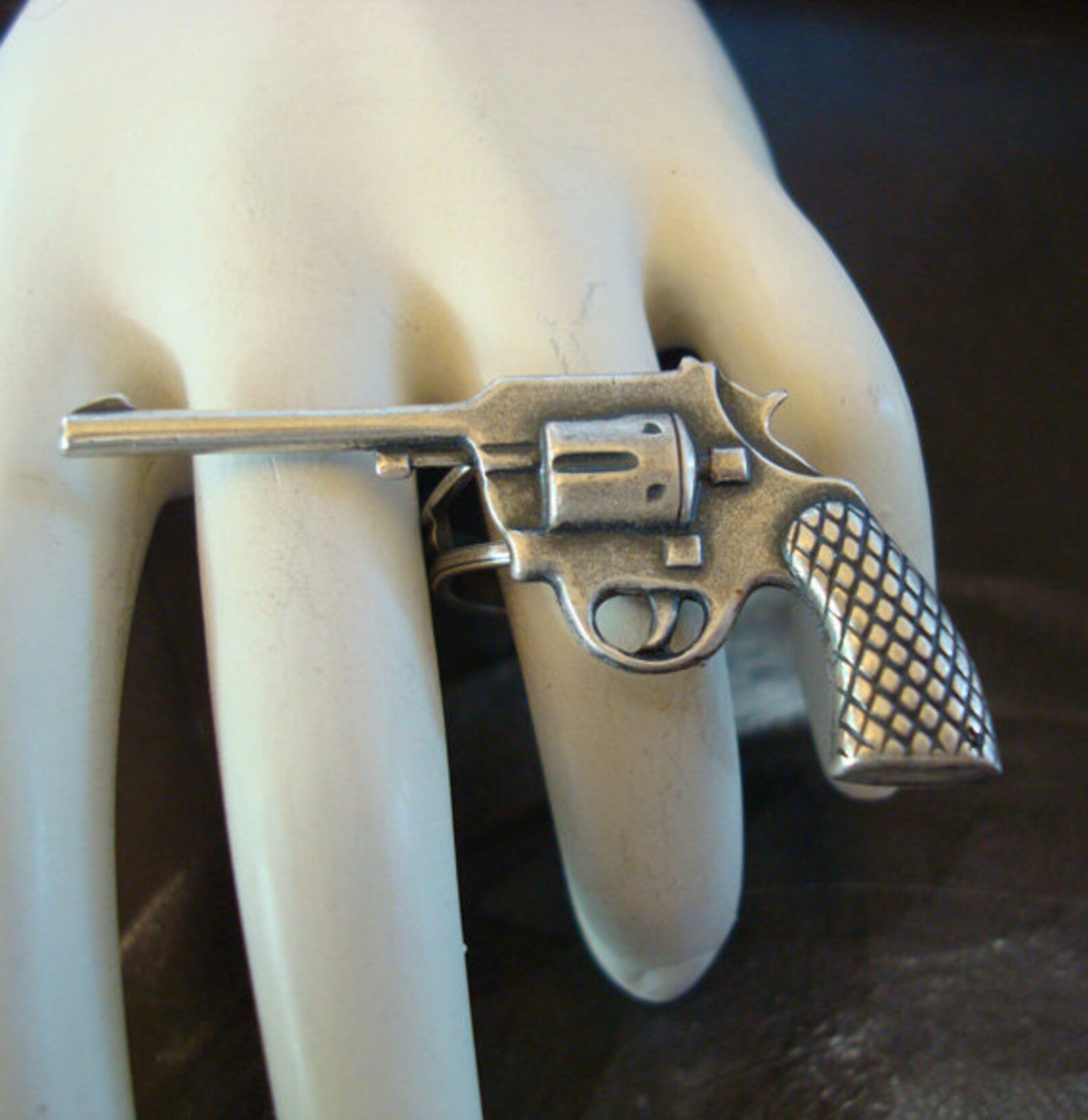 Ring Jewelry 45 Revolver Pistol Gun Ring Weapon - Etsy