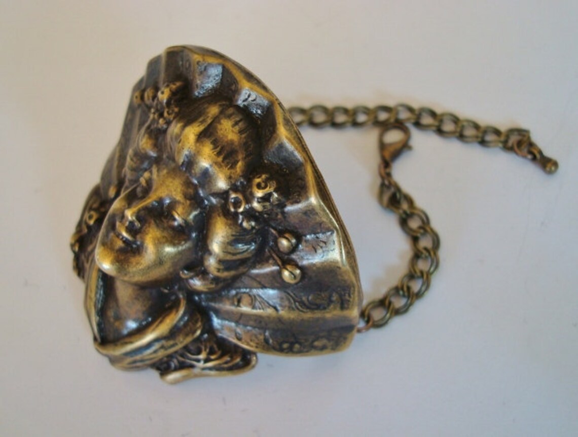 Lovely Geisha Girl Bracelet Cuff OR Jewelry Supply, Highly Detailed ...