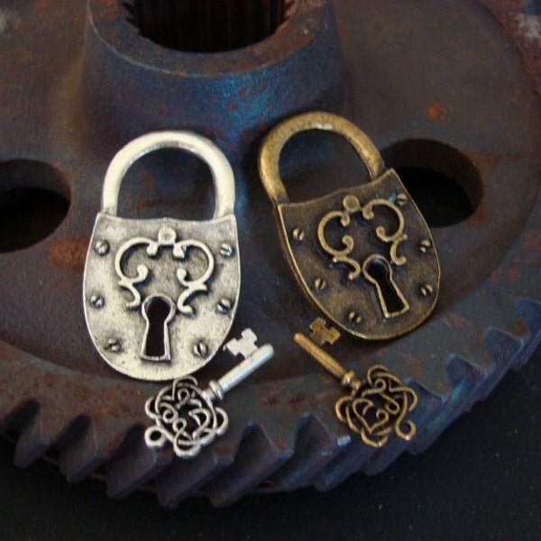 Skeleton Key Lock - Etsy