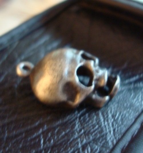 Gothic Dreaded Skull Alien Jewelry Supply 1 CREEPY SKULL | Etsy