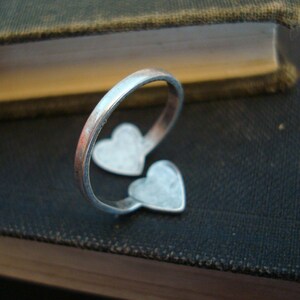 Graduation Gift Heart on Heart Ring Friendship Lover or - Etsy
