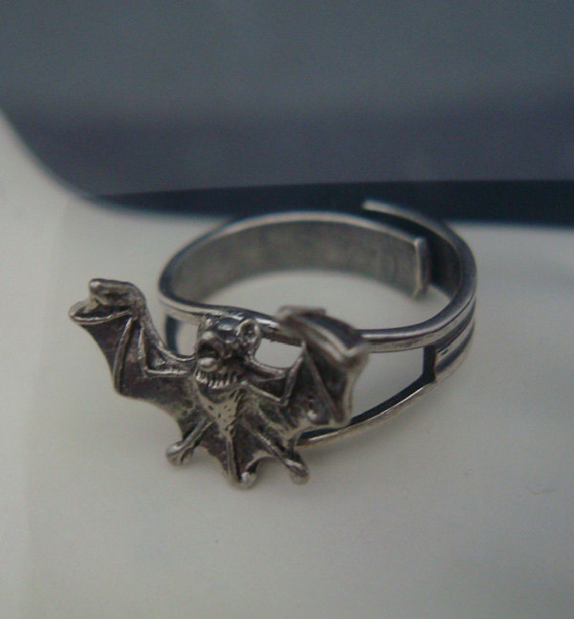 Bat Vampire Ring Custom Handmade Adjustable Sizing USA | Etsy