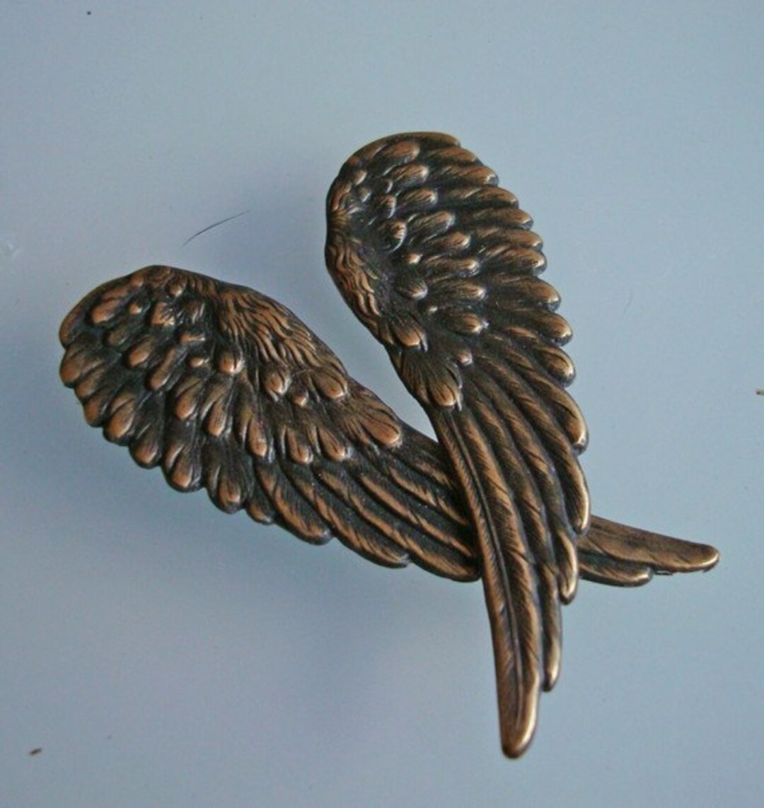 Steampunk, LARGE OLD WORLD Brass Ox Wings, 2 5/8 Inches Long, Can Be ...