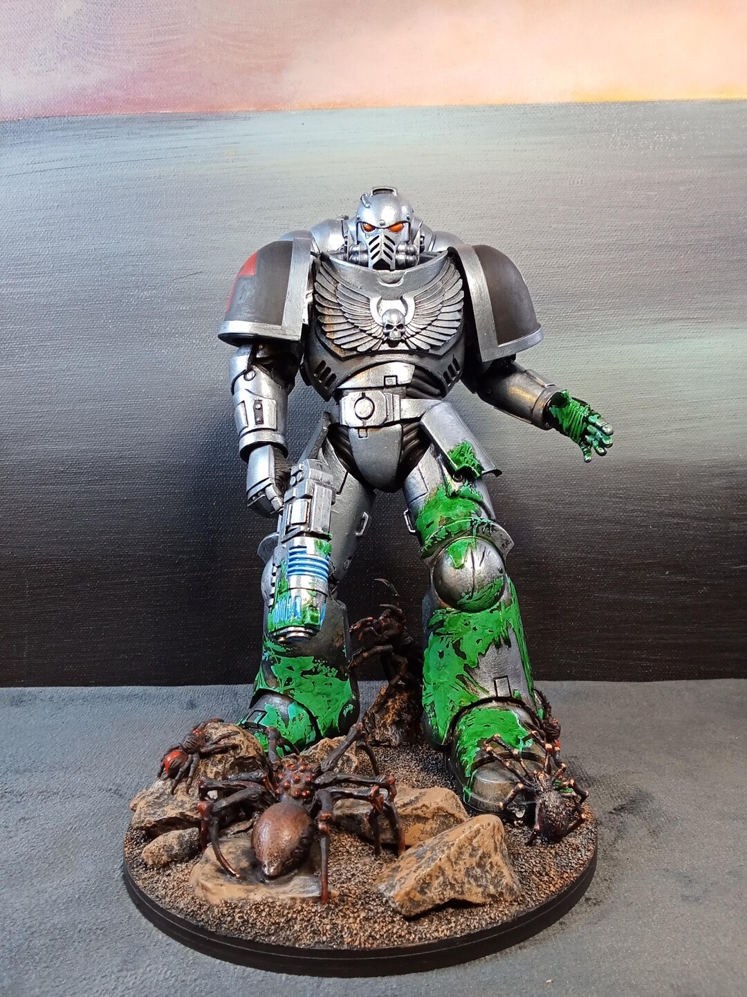 Mcfarlane Toys Warhammer 40K 7 Hand Painted Silver Skulls Primaris ...