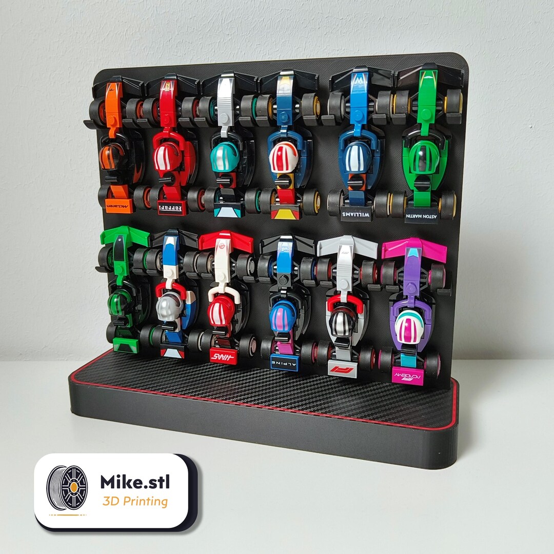 Lego Minifigure Cars Stand | 3D Printed Mount for All 12 Collectible ...