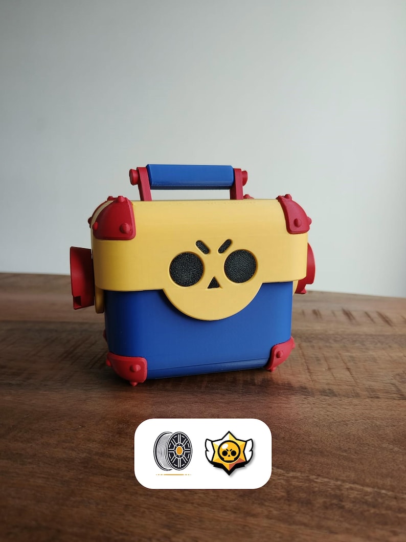 Mega Box | 3D Printed Brawl Stars Prop, Includes Currency Set! - Etsy
