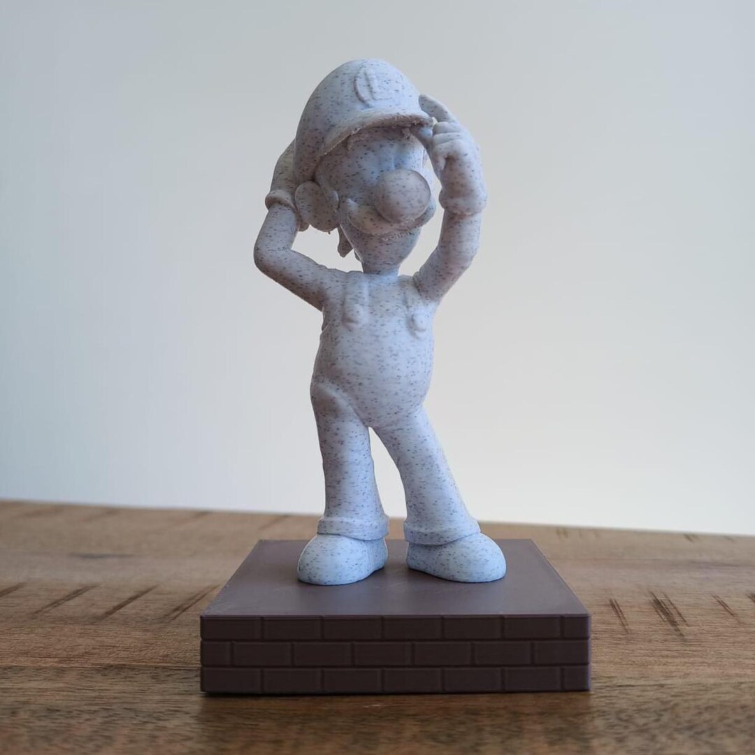 Luigi | 3D Printed Super Mario Figurine - Etsy