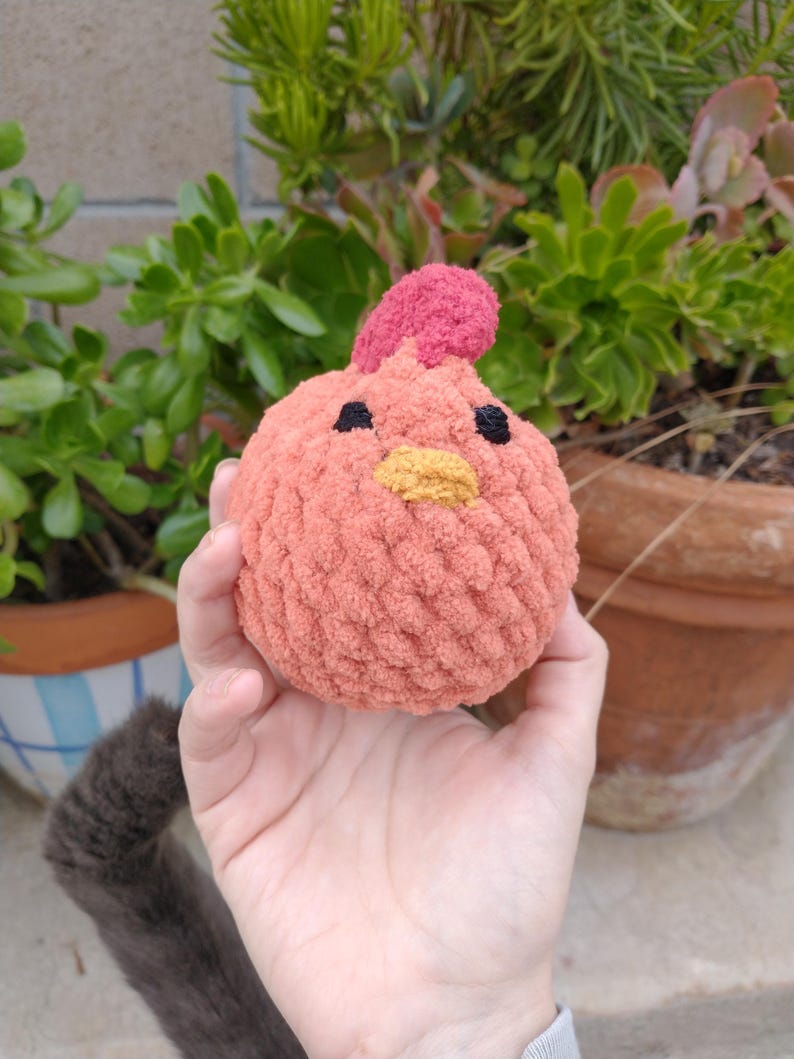 Mini Crochet Chickens - Etsy