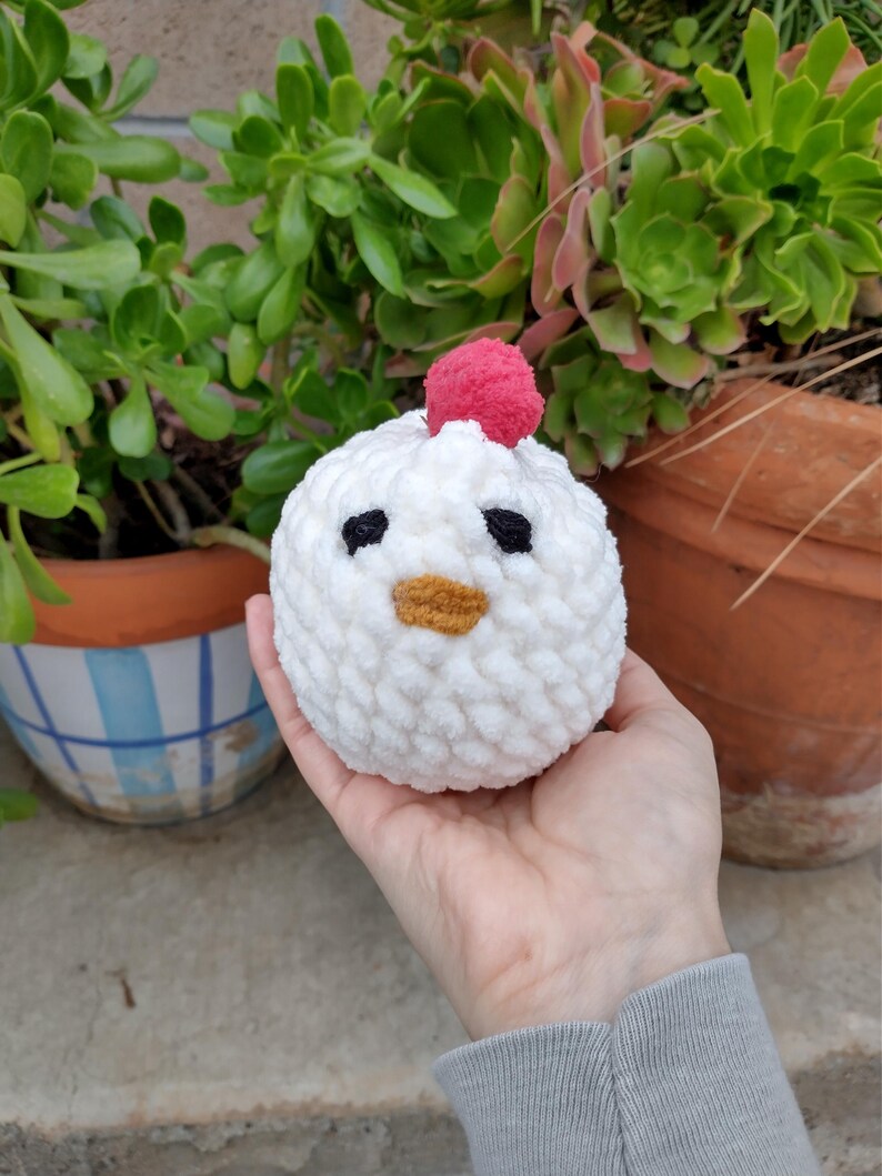 Mini Crochet Chickens - Etsy