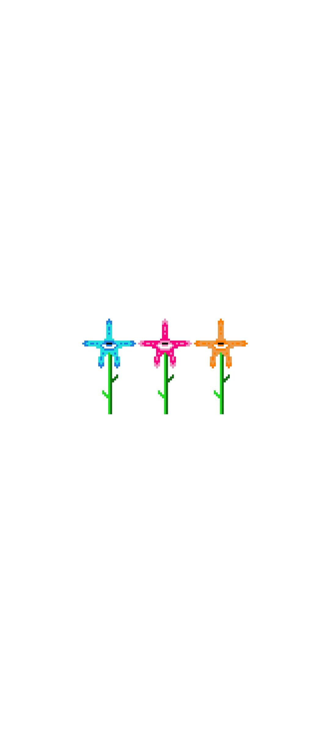 Flower Eye Perler Pattern 3 Pack - Etsy