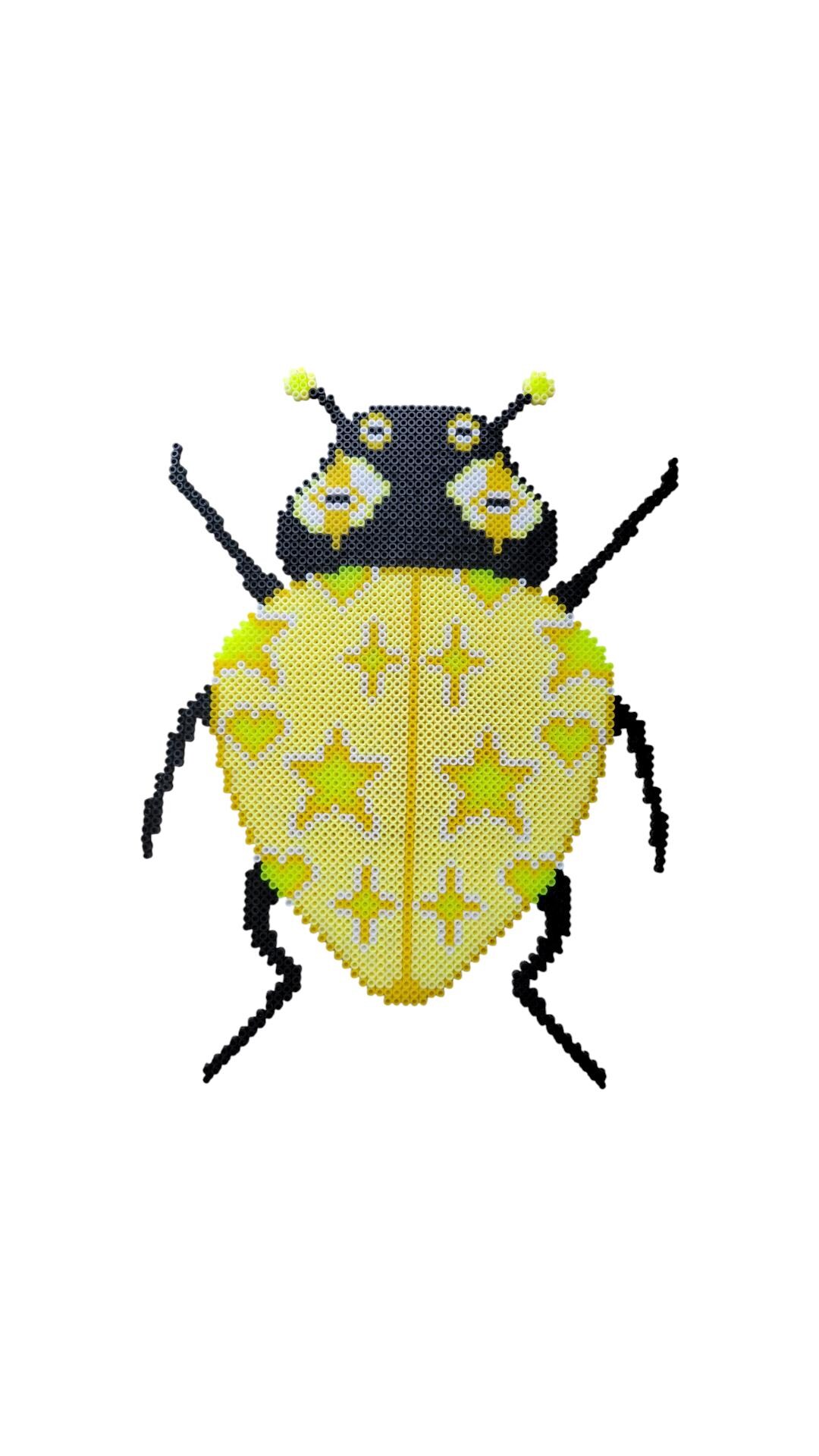 Ladybug Perler Bead Art - Etsy
