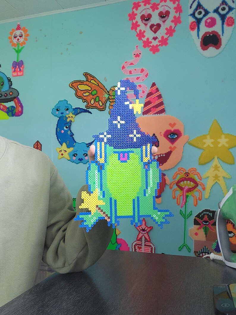 Frog Wizard Perler - Etsy