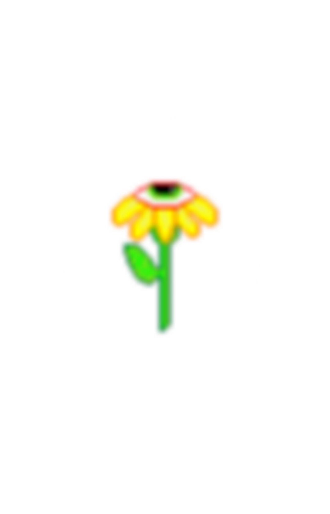 Eye Flower Perler Pattern - Etsy