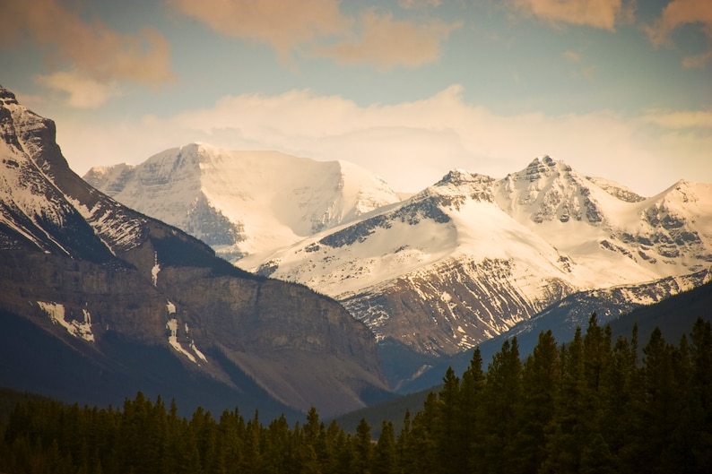 Jasper Mountains - Canada Fine Art Print - Etsy