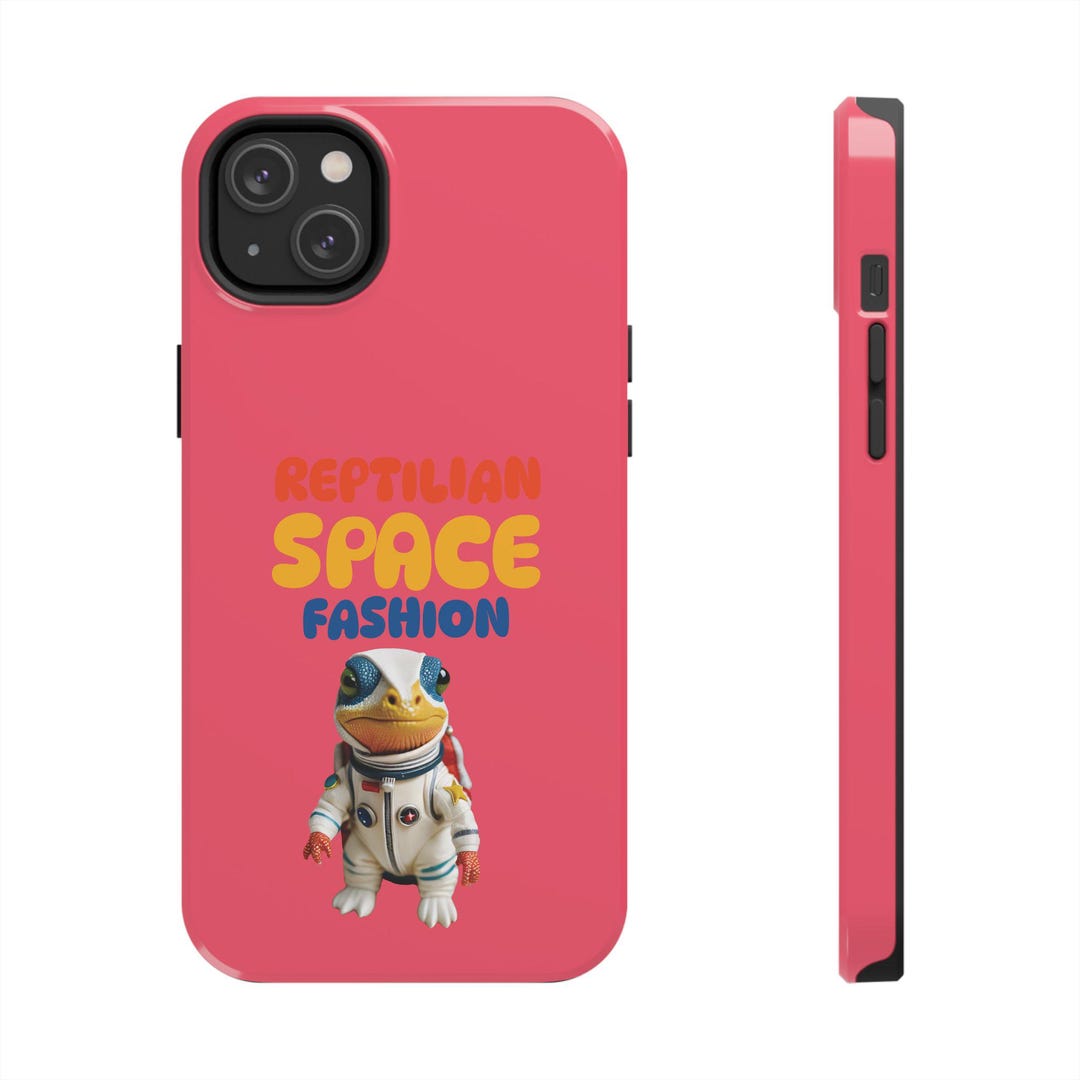 Lizard Space Phone Case, Funny Animal Phone Case, Reptilian Phone Case ...