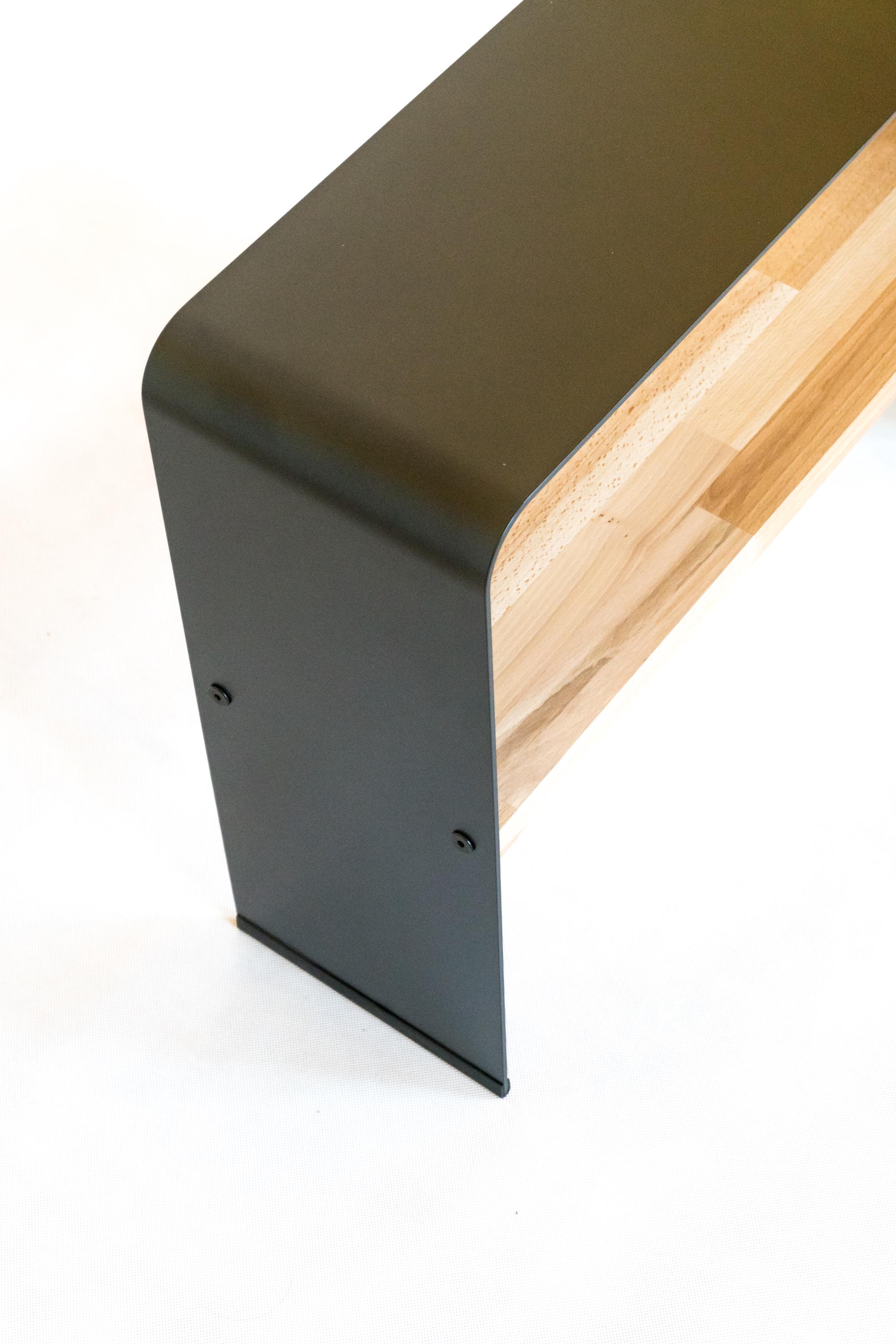 Entryway Bench - Modern Metal Shoe Rack, Stylish Storage for Shoes ...