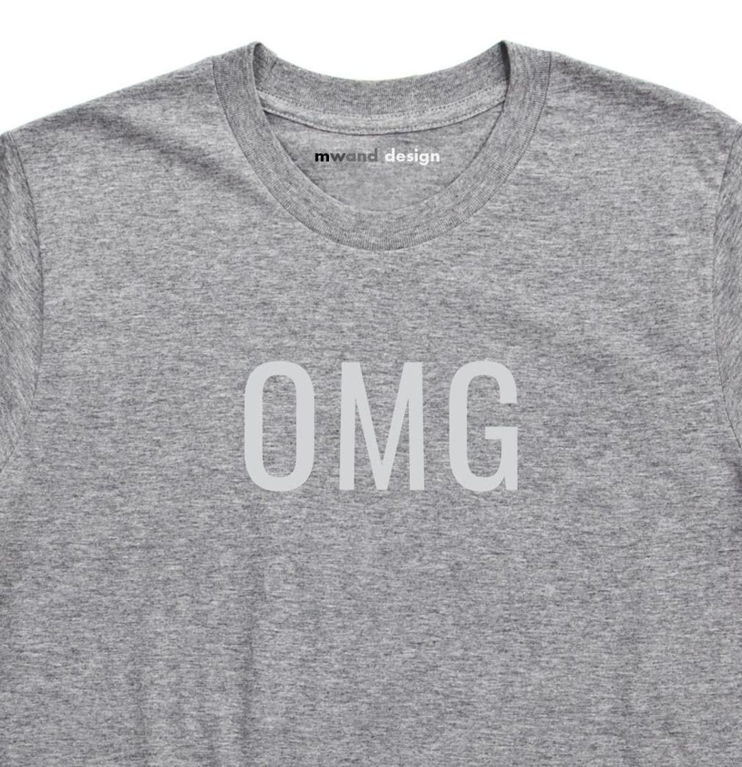 OMG TSHIRT, Funny Graphic T Shirt, Oh My God, Humorous Shirt for Men ...