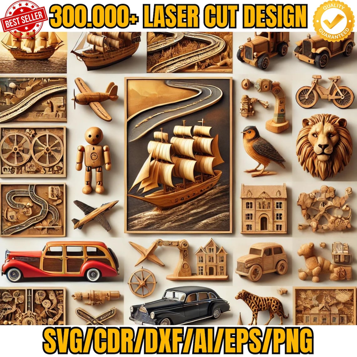 Laser Cut Files Mega Bundle, 300k Files 3D 2D, Laser Cut Designs, CNC ...