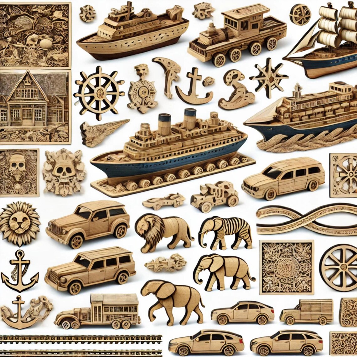 Laser Cut Files Mega Bundle, 300k Files 3D 2D, Laser Cut Designs, CNC ...