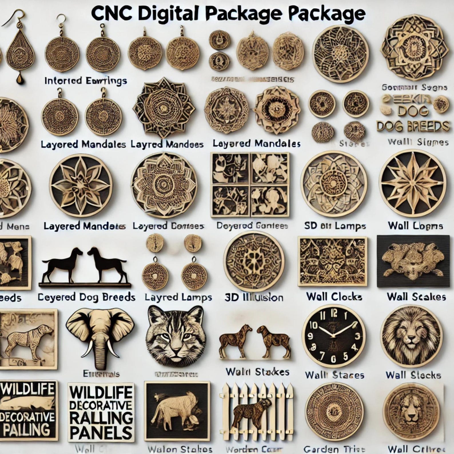 10,000 CNC Files Mega Bundle | DXF Files, Laser Cut Files, Plasma ...