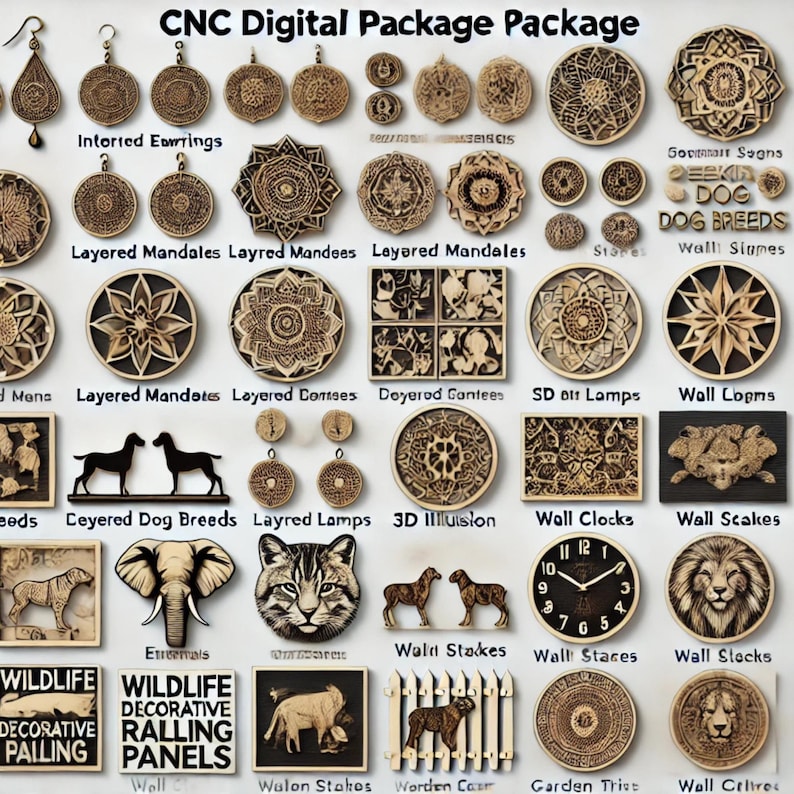 10,000 CNC Files Mega Bundle | DXF Files, Laser Cut Files, Plasma ...