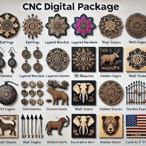 10,000 CNC Files Mega Bundle | DXF Files, Laser Cut Files, Plasma ...
