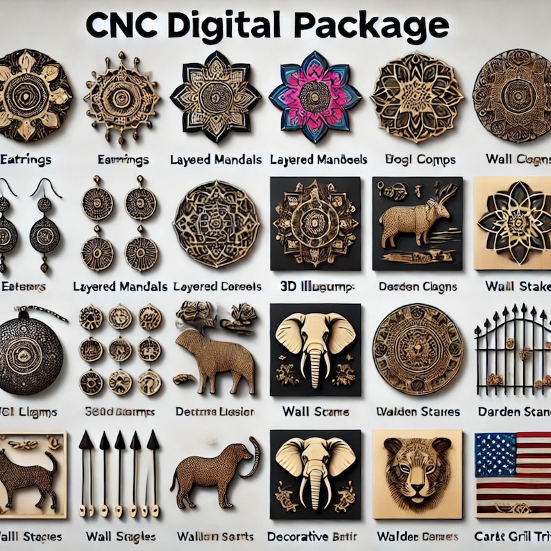 10,000 CNC Files Mega Bundle | DXF Files, Laser Cut Files, Plasma ...