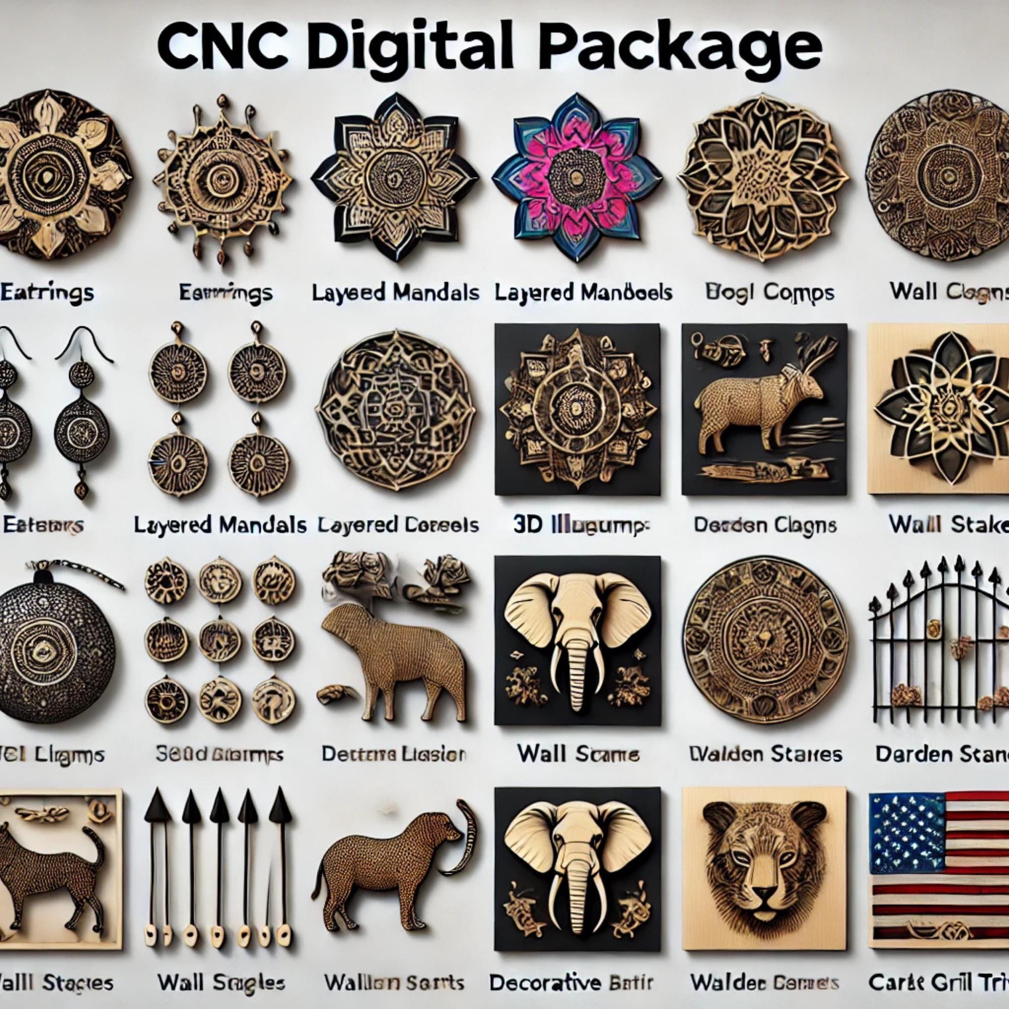 10,000 CNC Files Mega Bundle | DXF Files, Laser Cut Files, Plasma ...