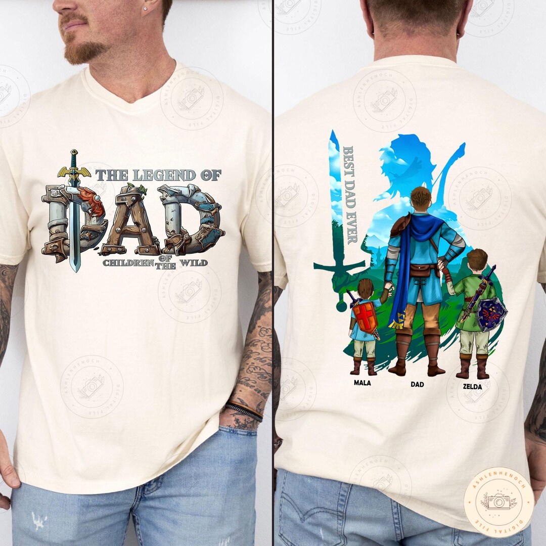 Personalized the Legend of Dad Children of the Wild Best Dad Ever PNG ...