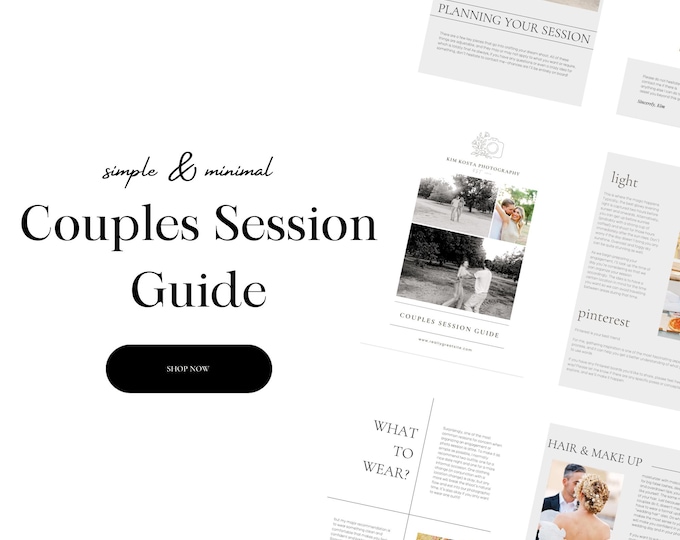 CANVA Boho Client Engagement Session Style Guide With Content, Pre ...