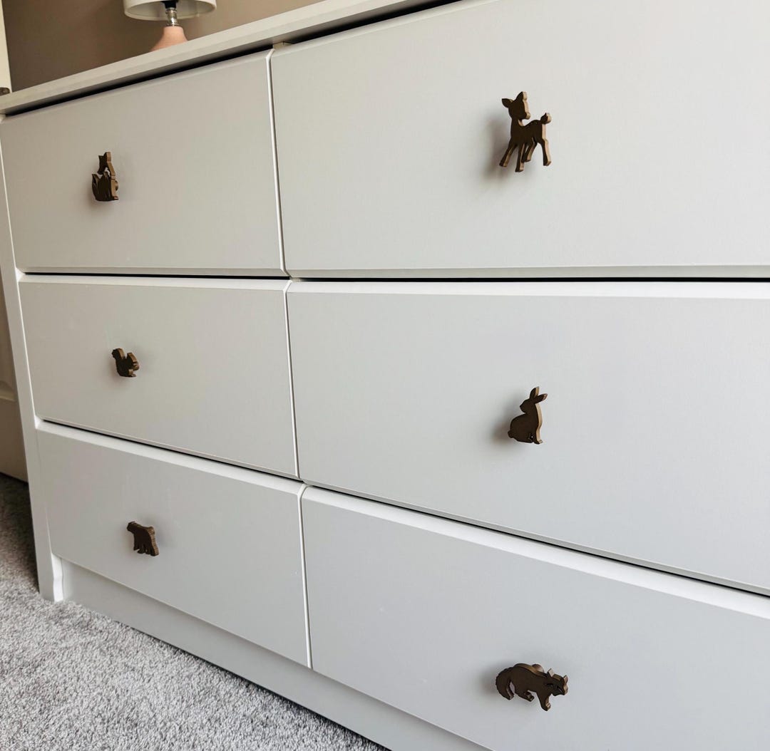 Woodland Nursery Decor - Unique Dresser Knobs - Beautiful Drawer Pulls ...
