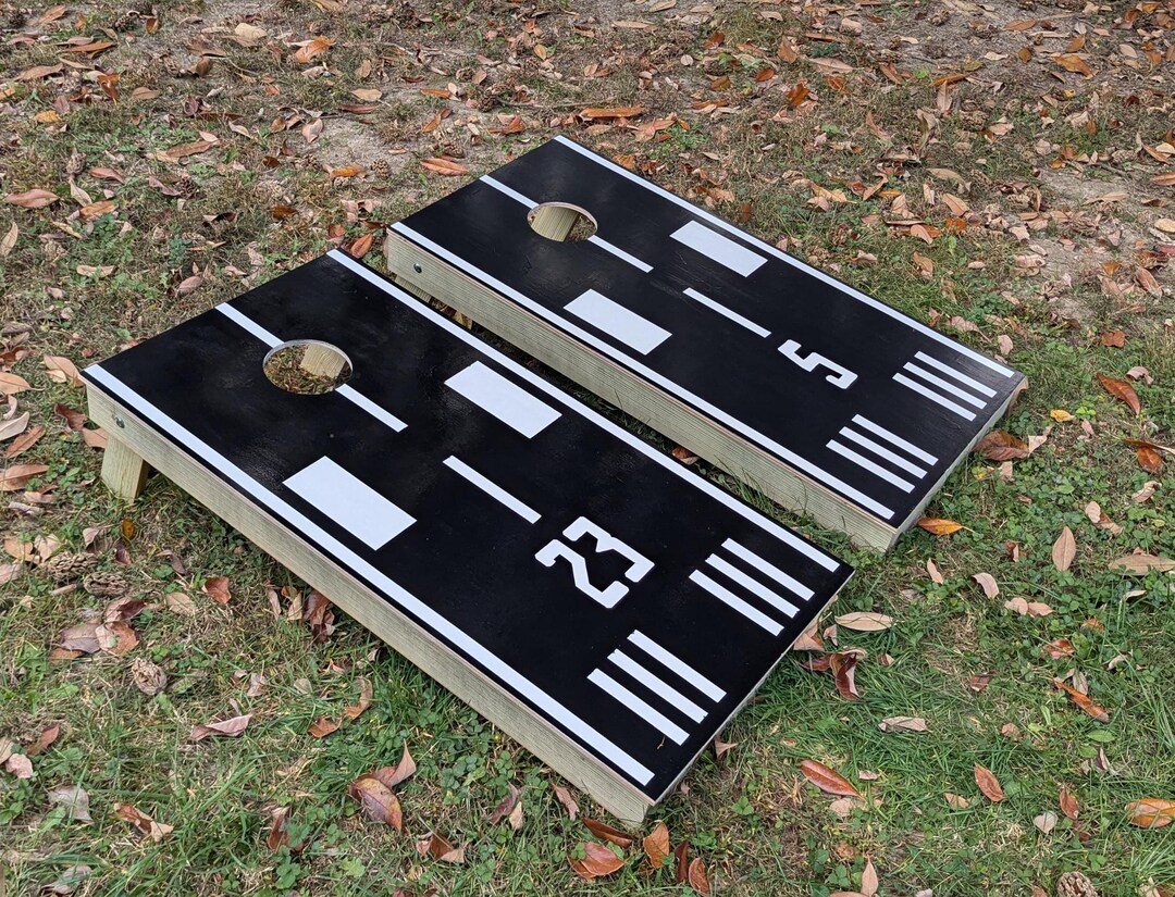 Airport Runway Cornhole Boards - Etsy