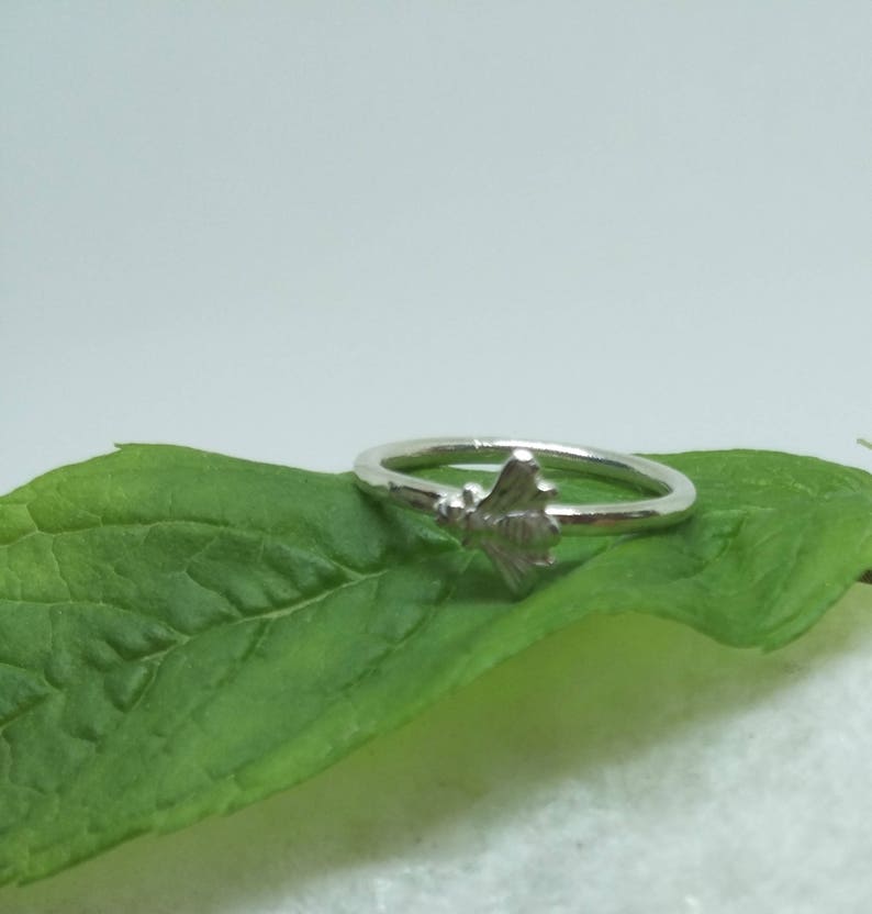 Tiny Fly Ring Housefly Ringdainty Ring Sterling Silver - Etsy