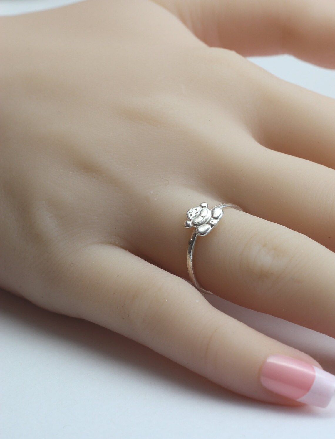 Silver Monkey Ring Silver Monkey Jewelry Cute Monkey Ring - Etsy