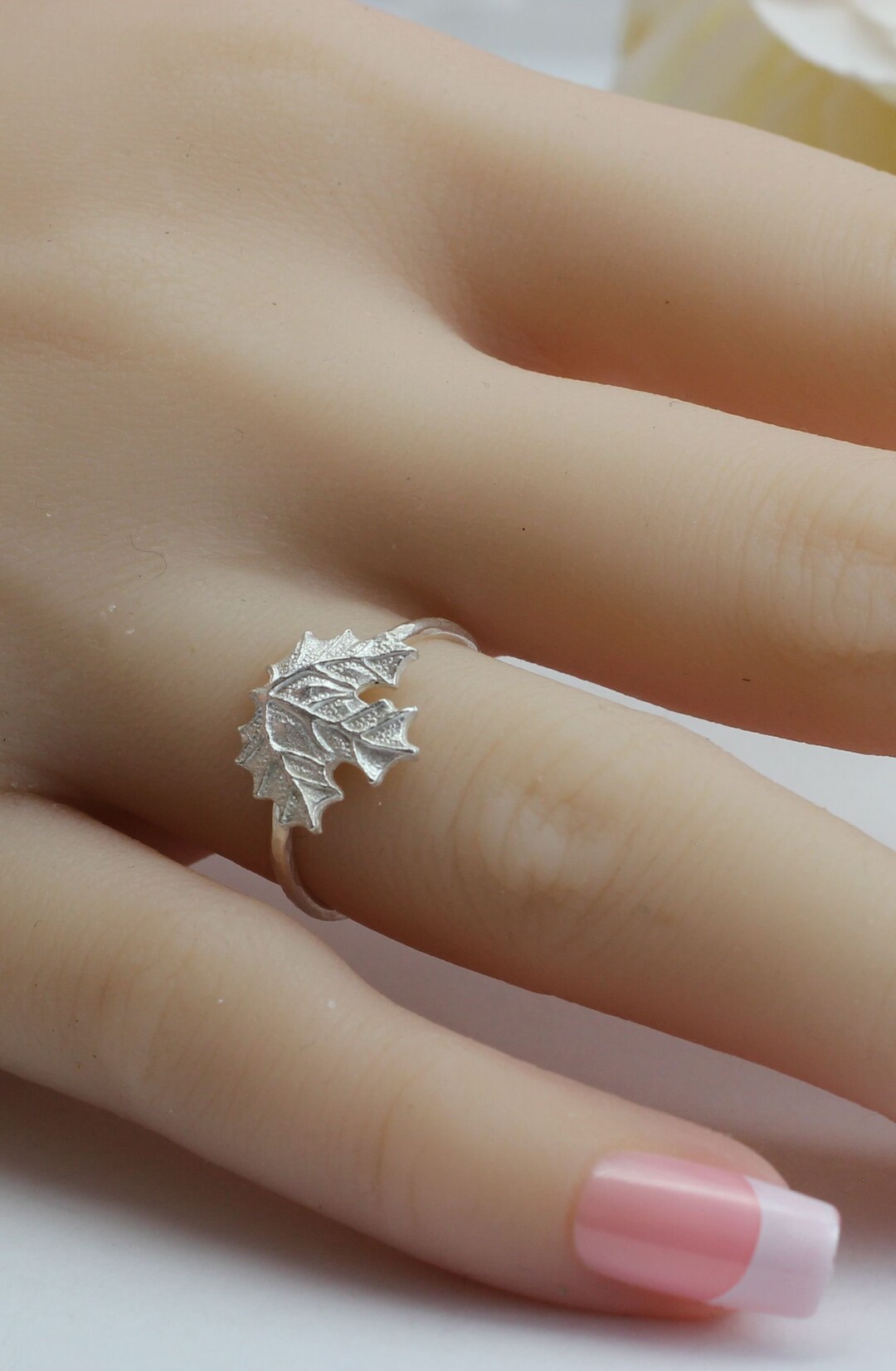 Maple Leaf Ring - Sterling Silver 925 Maple Leaf Ring ,small Ring ...