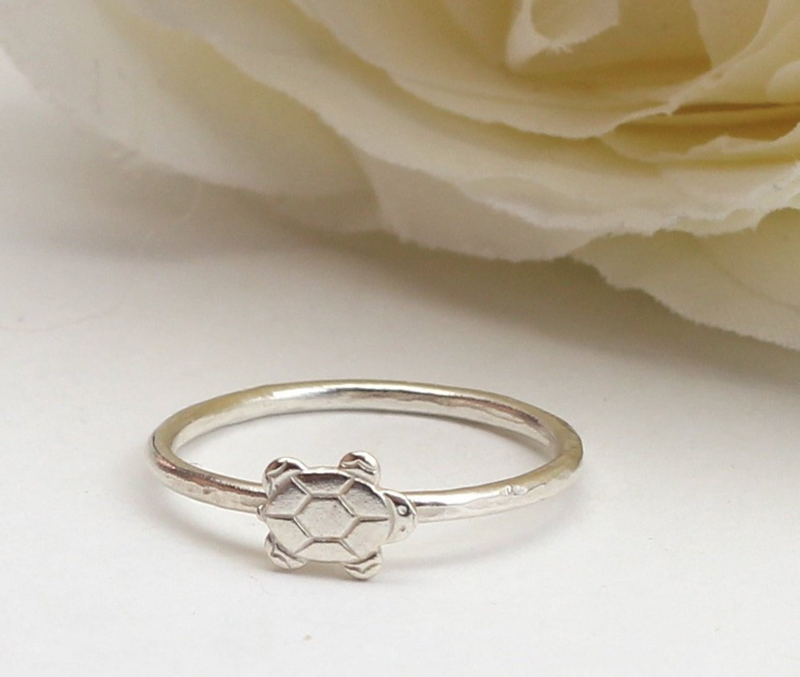 Sterling Silver 925 Turtle Ring ,small Ring,unique Design, Handmade ...