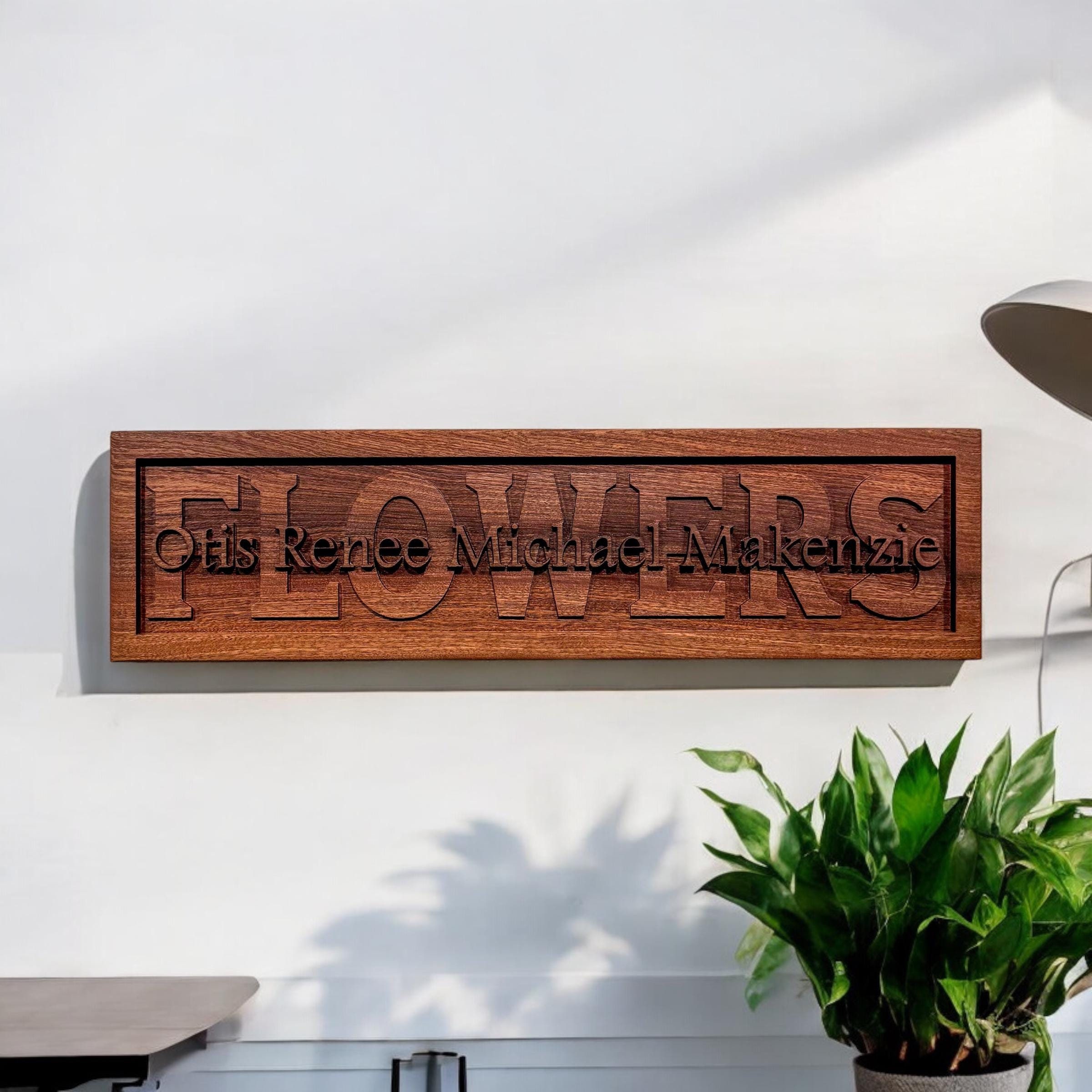 Custom Wooden Sign, Custom Wooden Signs, Personalized Plaque, Engraved ...
