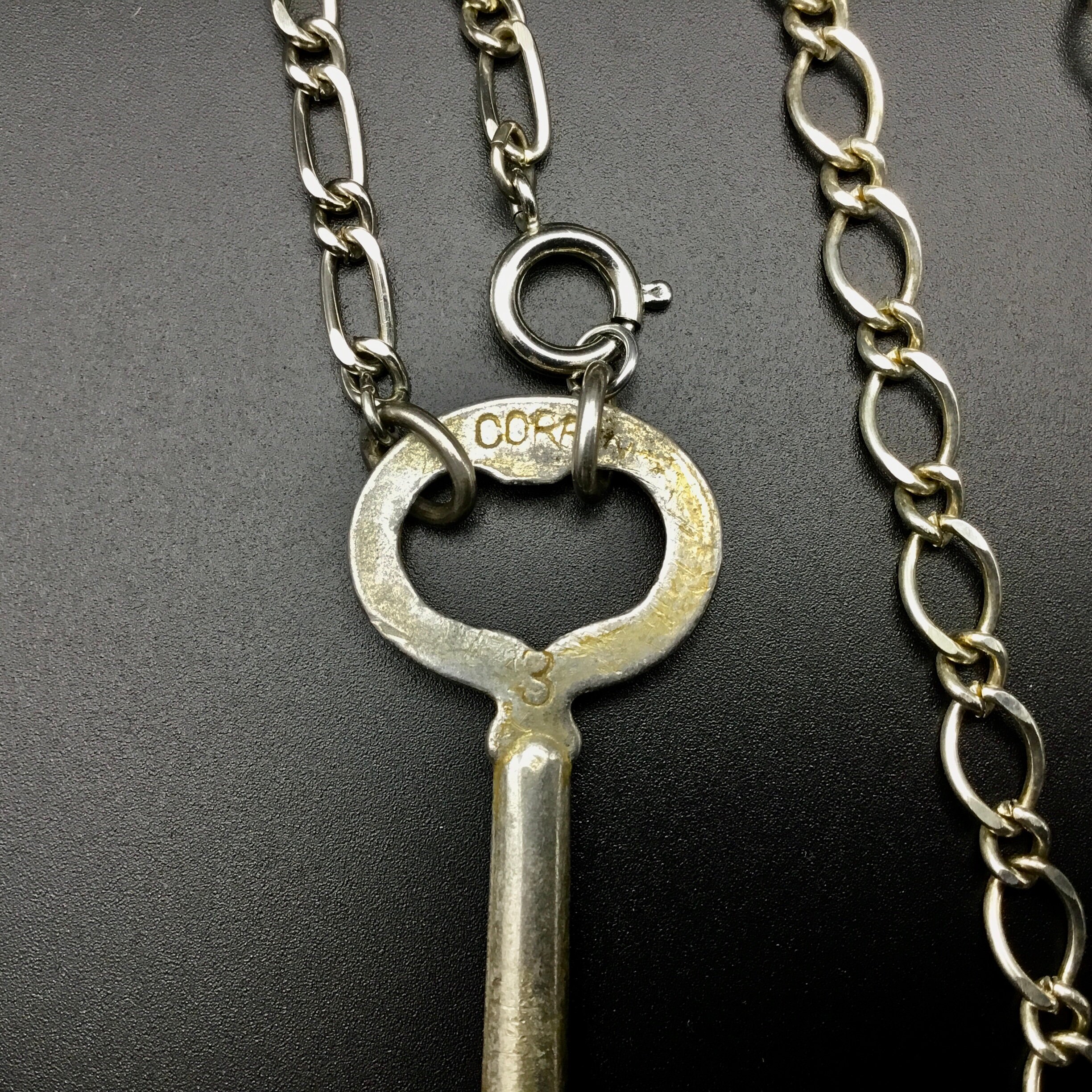 Genuine Antique Skeleton Key on Vintage Chain Necklace - Etsy