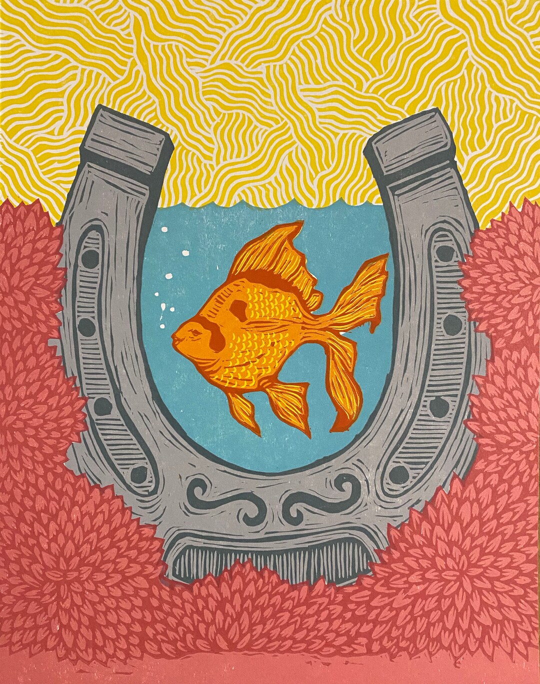 I Wish You All the Best, Woodcut - Etsy