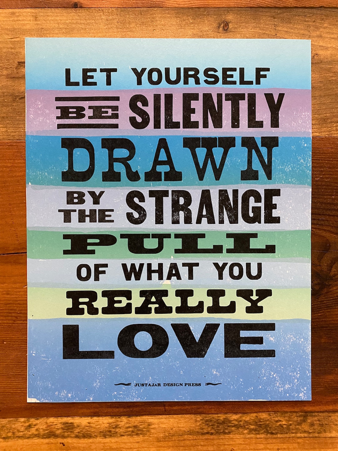 Letterpress Broadside - Etsy