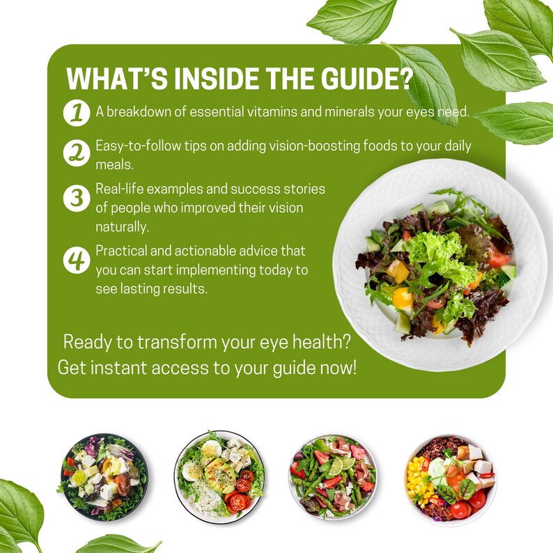 Top Foods for Better Vision Improve Eye Health Naturally With ...