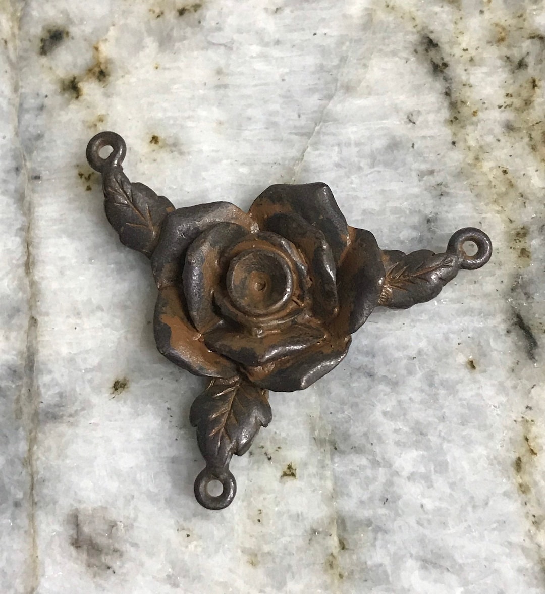 Rosary Centerpiece 3 Way Connector Rose Art Supplies Jewelry Components ...