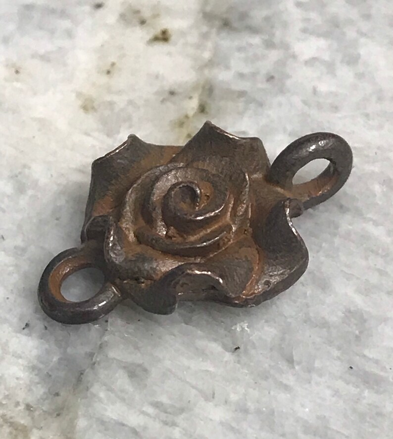 Rose Connector Link Rose Flower Art Supplies Jewelry Components Link ...
