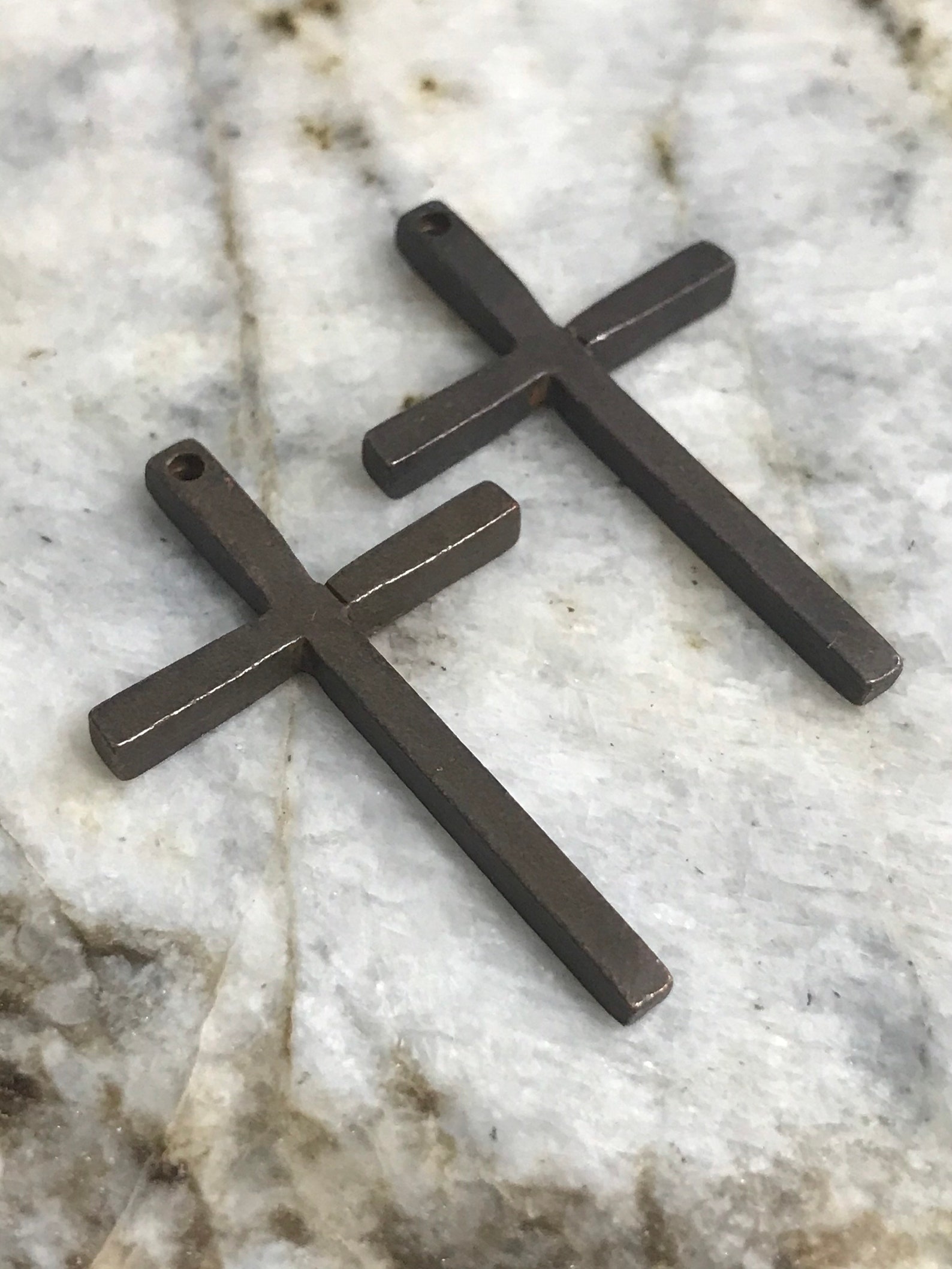 Pewter Stick Cross Religious Pendant Altered Art Supplies - Etsy
