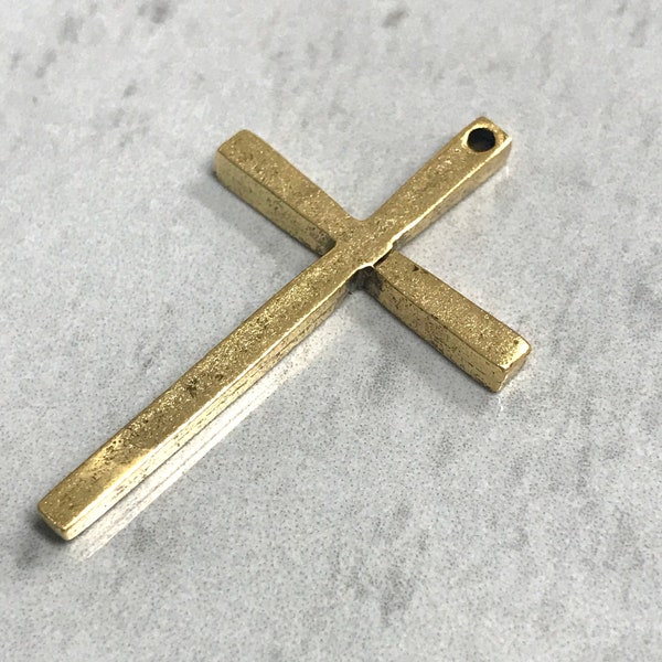 Rustic Cross Pendant - Etsy