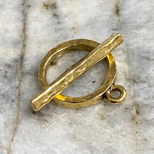 Hammered Toggle Clasp - Etsy