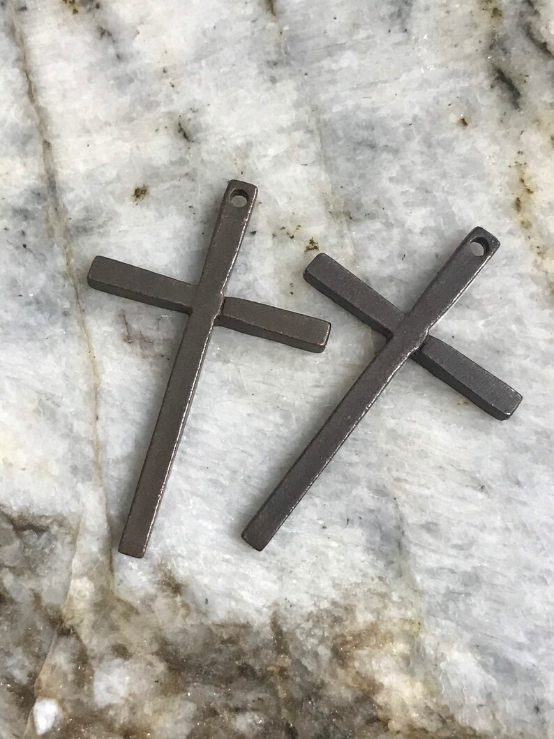 Pewter Stick Cross Religious Pendant Altered Art Supplies - Etsy